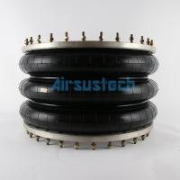 China 3H630376  Industrial Air Springs Triple Convoluted Flange 32pcs M10 for sale