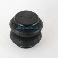China 2B7×7P01 Double Convoluted Air Springs 1/4NPT Industrial Rubber Airbag For Test Bench Equipment for sale