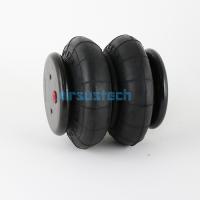 China 2B7×7P01 Double Convoluted Air Springs 1/4NPT Industrial Rubber Airbag For Test Bench Equipment for sale