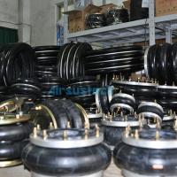 China Replace YOKOHAM 100 Air Spring Four Convoluted Rubber Air Bags M16 Air Fittings for sale