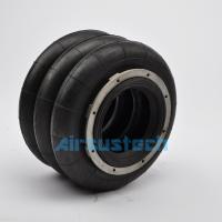 China 184mm Height Industrial Air Springs With Flange 10''×3 10 X 3 Triple Convoluted 255mm Rubber Bellow Diameter for sale