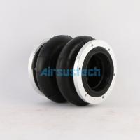 China Double Convoluted Suspension Air Springs 137.5mm Screw Center Distance Air Lift Ride Bellow Bag for sale