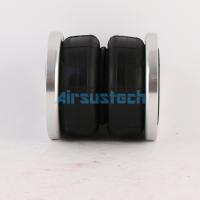 China Flange Modified Suspension Air Springs Universal Double Pneumatic Bag Shock Absorber for sale
