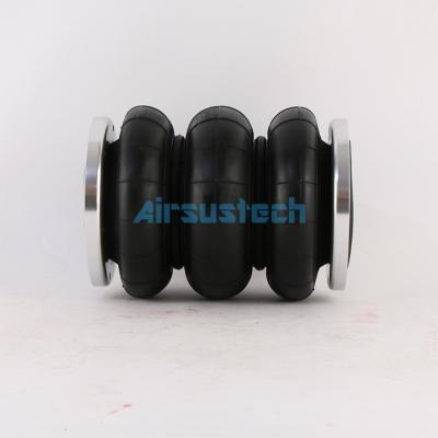 China Triple Bag Rubber Air Spring 250mm Height Flange Air Suspension for sale