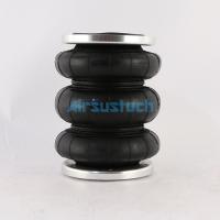 China Triple Bag Rubber Air Spring 250mm Height Flange Air Suspension for sale