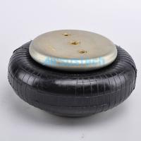 China 116 93027  Air Spring Single Convoluted 1/4NPTF 135mm Bead Plate Rubber Air Bag for sale
