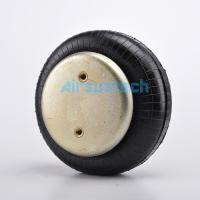 China 116 93027  Air Spring Single Convoluted 1/4NPTF 135mm Bead Plate Rubber Air Bag for sale