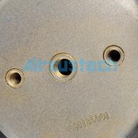 China 116 93027  Air Spring Single Convoluted 1/4NPTF 135mm Bead Plate Rubber Air Bag for sale