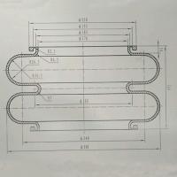 China WO1R584044 Firestone Air Bags DUNLOPSP 256 NB Continental FD 412-18 S VP Double Bellow Air Spring for sale