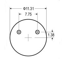 China Rubber Industrial Air Springs Goodyear Super Cushion 2B14-366 Firestone W01-358-6803 Contitech FD 530-30 449 for sale
