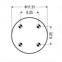 China Double Bellow Industrial Air Springs W01-358-6805 Firestone FD 530-30 532 Contitech Goodyear 2B14-462 for sale