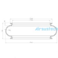 China W01-358-0119 Industrial Air Springs Style 119 Firestone Single Convoluted Bellows for sale