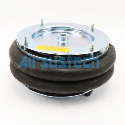 China Original DUNLOP 12''X2 Convoluted Air Springs 330mm Max.Outer Diameter Industrial Rubber Bellow for sale