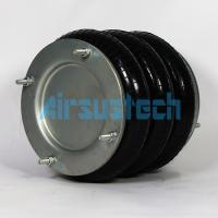 China 100mm Industrial Air Springs Vibration With 4 Pcs M10 Bolts On One Plate Easy Installation for sale