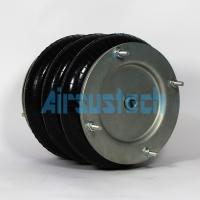 China 12x3 AIRSUSTECH Industrial Air Springs Vibration 100mm Convoluted Air Bag for sale