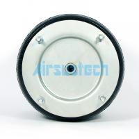 China 12X3 Triple Convoluted Rubber Industrial Air Springs With Flange Ring M/31123 Norgren Air Bellows for sale