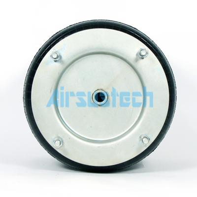 China 12X3 Triple Convoluted Rubber Industrial Air Springs With Flange Ring M/31123 Norgren Air Bellows for sale