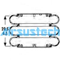 China Goodyear Automotive Air Spring 3B14-450 Triple Convoluted Suspenison Parts For Trucks And Trailers for sale