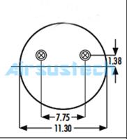 China 3B14-459 Goodyear Air Spring FT530-35 457 Contitech Rubber Air Shock For Heavy Duty for sale