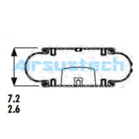 China High Load Capacity Air Suspension Spring 1B12-301 Goodyear Single Convoluted Air Bellow 578-91-3-301 for sale