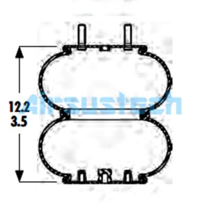 China 2B9-250 Goodyear Air Spring Bellows NO. 578-92-3-206 W013586943 Firestone Airbag Isolators for sale