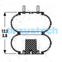 China 2B9-251 High Corrosion Resistance Goodyear Air Spring FD 200-25 429 Contitech Air Super Cushion Bellows for sale