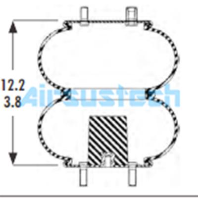 China 2B9-252 Goodyear Air Spring 578-92-3-206 W013586944 Firestone Replacement Airbag for sale