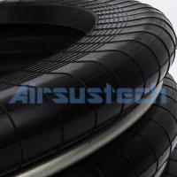 China S-550-4R Yokohama Air Spring Black Rubber Air Bellow With White Zinc Iron Rings for sale