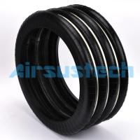 China S-550-4R Yokohama Air Spring Black Rubber Air Bellow With White Zinc Iron Rings for sale