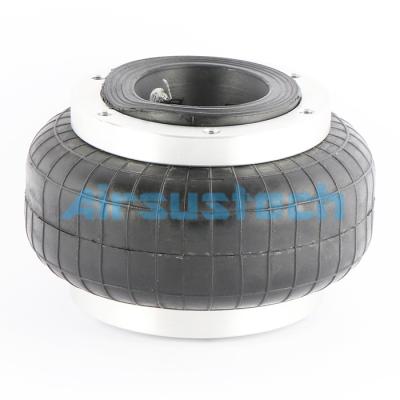 China Replace W01-358-0112 Firestone Air Bags Single Convolution Rubber With Flange Ring for sale