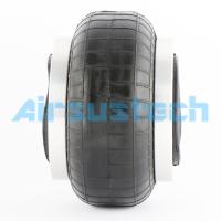 China Replace W01-358-0112 Firestone Air Bags Single Convolution Rubber With Flange Ring for sale