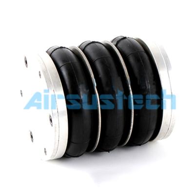 China Contitech FT 22-6 DI CR Durability Rubber Steel Air Springs 1/4 NPTF Fitting 80-140 MM Stroke for sale