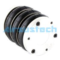 China Contitech FT 22-6 DI CR Durability Rubber Steel Air Springs 1/4 NPTF Fitting 80-140 MM Stroke for sale