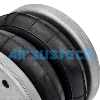 China 195mm Installation Space Required Triple Convolution Contitech Air Bags FT 76-20 DI With Cover Plate for sale
