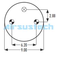 China S-2683C Ridewell Goodyear Air Spring 6.5 Kg 2B12-305 Cross FD 330-22 323 Contitech Suspension Air Balloon for sale