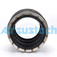 China 246 mm Maximum Stroke Rubber Steel Firestone Air Bags W01-M58-6985 Double Convoluted Flange Air Spring for sale