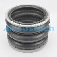 China Air Suspension Kits W01-M58-6983 Triple Convoluted Air Bellow Cylinder With Ribbed Neck Aluminum for sale