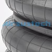 China Air Suspension Kits W01-M58-6983 Triple Convoluted Air Bellow Cylinder With Ribbed Neck Aluminum for sale