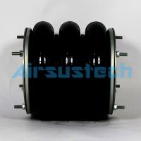 China Rubber Triple Convoluted Industrial Air Spring DUNLOP SP2141 Vibration Air Bags for sale