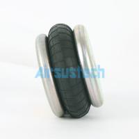 China 1B130070 Firestone W01-M58-6140 Single Convoluted Air Springs With Steel Cover Plate for sale