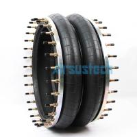 China Flange Ring Air Bags W013587772 Double Rubber Convoluted Industrial Air Spring for sale
