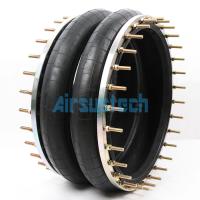 China Double Convoluted Air Suspension Firestone W013587772 Flange Connection Air Bags for sale