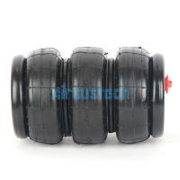 China 3B2300 Industrial Air Springs Triple Convoluted Air Bags Suspension Design Height 187MM for sale