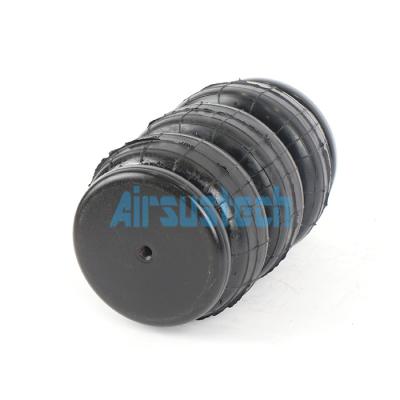 China Industrial Air Bags 3B2300 Triple Convoluted Air Shocks Bellows Natural OD. 125MM for sale