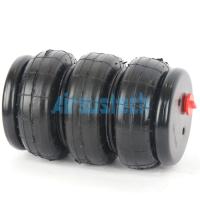 China Industrial Air Bags 3B2300 Triple Convoluted Air Shocks Bellows Natural OD. 125MM for sale