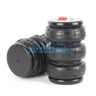 China Rubber Air Spring 3B2300 Top/Bottom Cover Plate Diameter 113MM Air Bag Assembly for sale