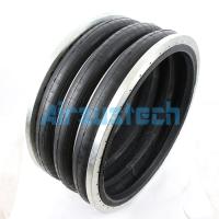 China 3H9603 Firestone W01-358-9603 Triple Convoluted Air Spring Stamped Flange Air Shock Absorber for sale