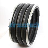 China 3H9603 Firestone W01-358-9603 Triple Convoluted Air Spring Stamped Flange Air Shock Absorber for sale