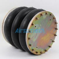 China New Firestone W01-358-7286 Air Spring With Flang Ring Triple Convoluted Bellows for sale