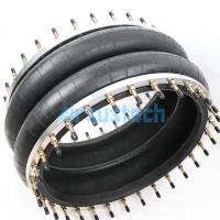 China W01-358-7772 Firestone Double Convoluted Air Suspension With Flange Ring Air Bag for sale